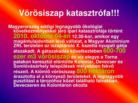 PPT Vörösiszap katasztrófa PowerPoint Presentation free download ID