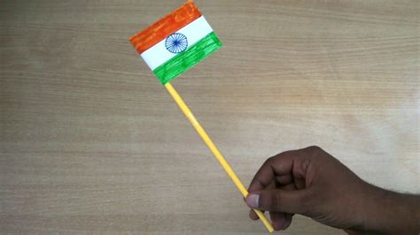 Republic Day Crafts How To Make A Indian Flag Youtube