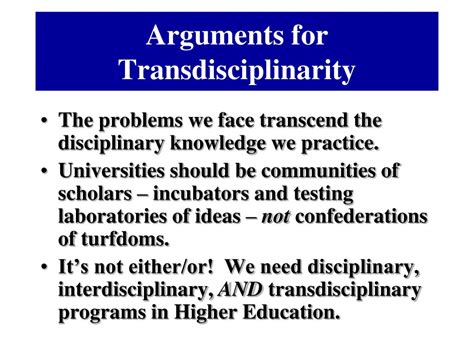 Ppt Interdisciplinary Thought Thinking Big Thinking Small Or Not Thinking At All Powerpoint