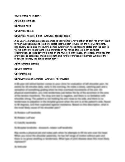 SOLUTION Advanced Seidels Physical Assessment Final Examination With