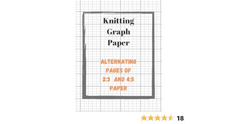 Knitting Graph Paper Knitters Design Notebook 2 Sizes Of Grid Paper In One Book Large Pattern