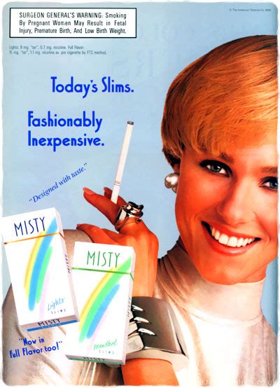 Misty [1990 1997] Cigarette Adverts Retro Musings