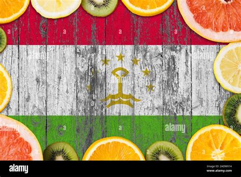 Tajikistan food concept. Fresh fruits from traditional gardens. Cooking ...