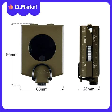 High Precision Geological Compass Inclinometer Multi Function Compass