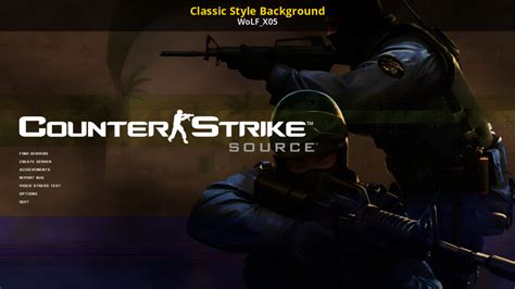 Classic Style Background Counter Strike Source Mods