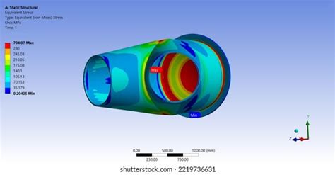 Computational Hydrostatic Pressure Test Penstock Bifurcation Stock