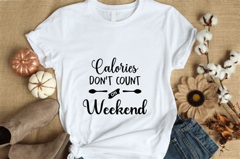 Calories Dont Svg T Shirt Design Graphic By Md Abdur Rouf · Creative Fabrica