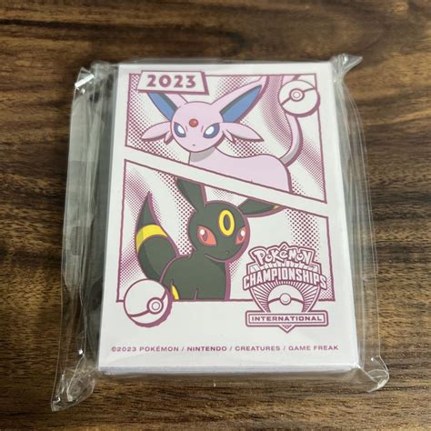 ポケモンカードゲーム ブイズ スリーブ Euic 海外 エーフィ ブラッキー メルカリ