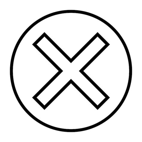 Premium Vector Delete Icon Vector
