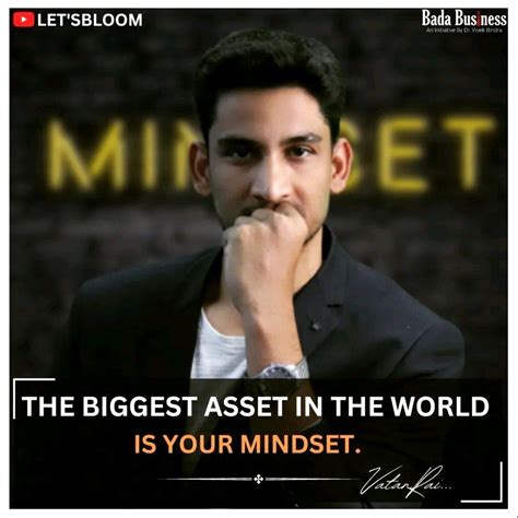 Mindset Asset Thinking Thinkpositive Nevergiveup Decision