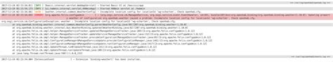 Solved Weather Binding Broken Beginners Openhab Community