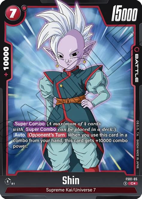 Shin Bonus Pack Alternate Art Starter Deck Son Goku Dragon Ball Super Fusion World