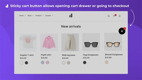 Qikify Sticky Cart Slide Cart Sticky Add To Cart Cart Drawer Freeshipping Goal Countdown