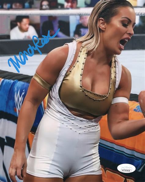 Mandy Rose Metallic 8x10 Jsa Signed Sexy Photo Autographed Wwe Nxt M