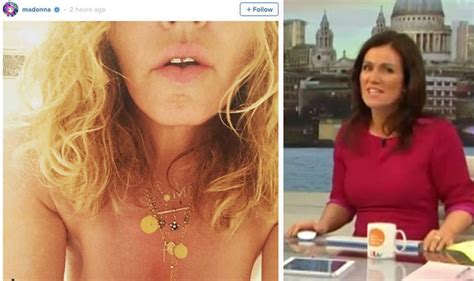 Gmb Host Susanna Reid Blasts Madonna Over Naked Voting Snap Tv