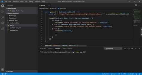 Installing Node JS Vikram S Support