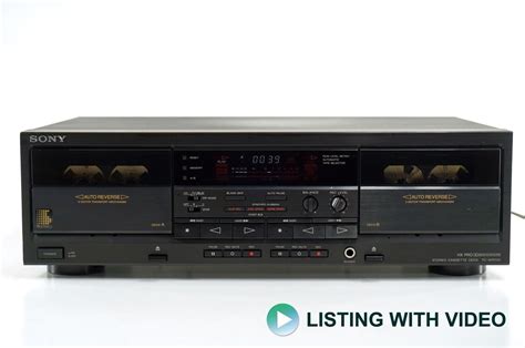 Sony Tc Wr720 Dual Cassette Deck Hx Pro Both