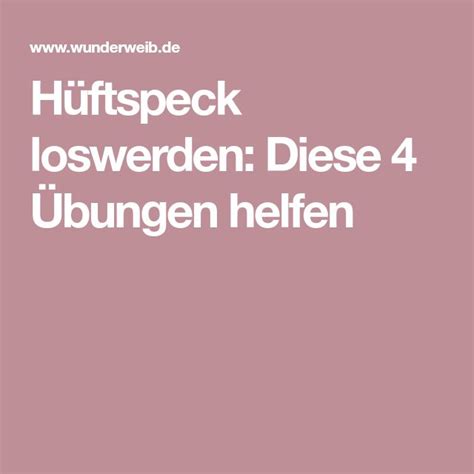 5 Minuten Bauchtraining Bauch weg mit dieser Übung Hüftspeck Speck