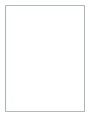 Printable Orange Thin Line Page Border