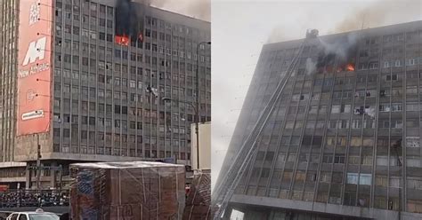 Incendio De Gran Magnitud Se Registra En Edificio De La Avenida Abancay