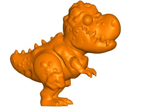 Archivo STL T REX DINO BASH Diseño de impresora 3D para descargarCults