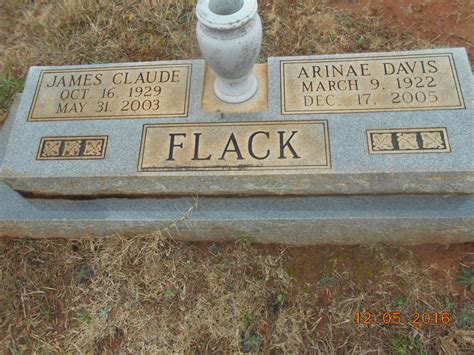 James Claude Flack 1929 2003 Find A Grave Memorial