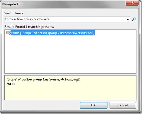 code on time development project designer action groups