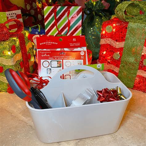 Holiday Hack Organize Your T Wrapping Supplies With A Holiday Caddy
