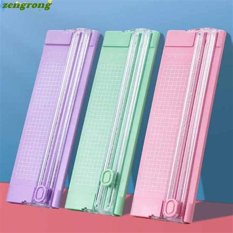 ตัดกระดาษ Zengrong การตัดภาพแบบพกพาของ Office Supplie มีดปากกา สมุดภาพ ที่กันจอนกระดาษขนาดเล็ก