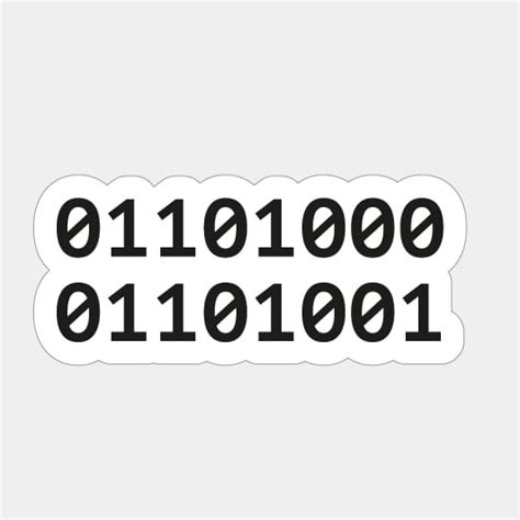 Pegatina Binary Code Sticker Seeds