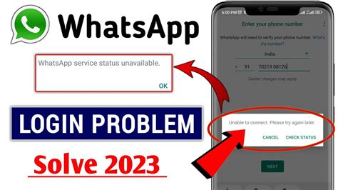 How To Fix Whatsapp Unable To Connect Please Try Again Later WhatsApp