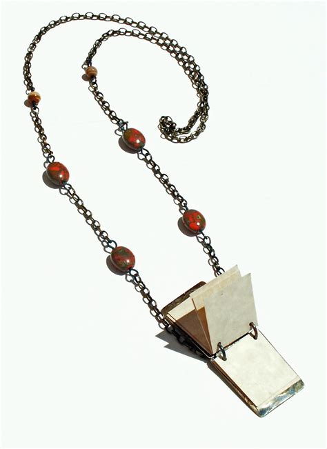 Carefree Jewelry By Lisa Brass Notebook Pendant Necklace