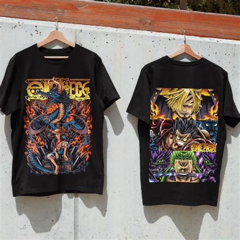 One Piece T Shirts Sanji Gear 4 Zoro One Piece Anime T Shirt One