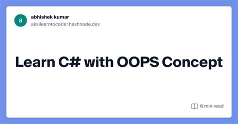 Abhishek Kumar On Linkedin Learn C With Oops Concept