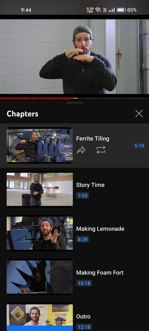 the timestamp chapters not showing in the description box i don t know