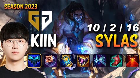 Gen Kiin Sylas Vs Taliyah Mid Patch 1323 Kr Ranked Youtube