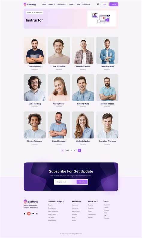 Ilearning Online Education Platform Figma Template By Devsarray