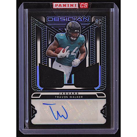 Travon Walker 2022 Panini Obsidian Rookie Jersey Ink 1 RC 067 175