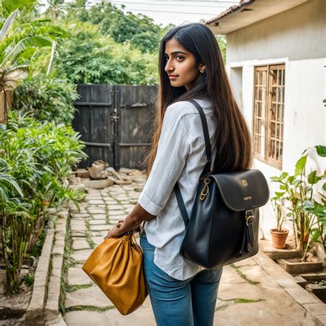 Portrait Of An 18 Year Old Indian Girl With 7 Feet Long Hair By Komal