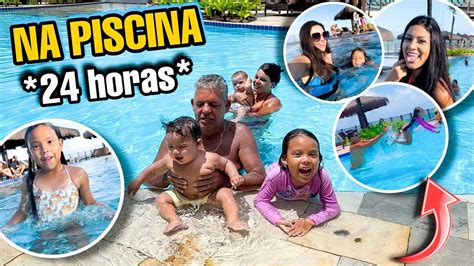 24 HORAS COMIGO NA PISCINA despedida difícil YouTube