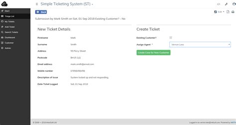 simple ticketing system netcall community