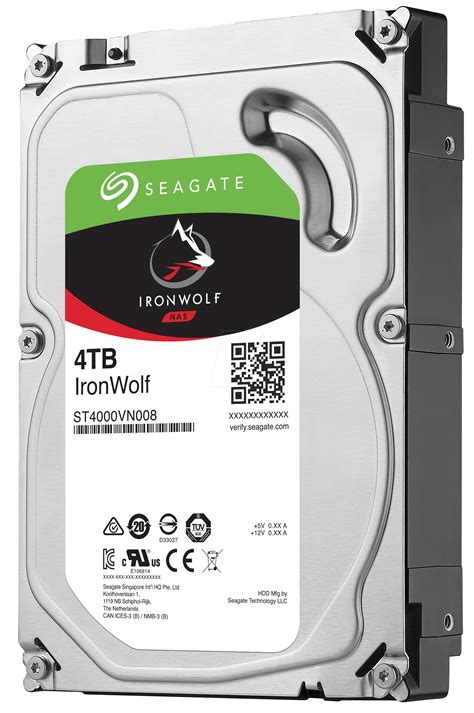 ST4000VN008: 4TB Festplatte Seagate IronWolf - NAS bei reichelt elektronik