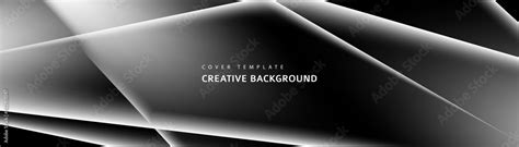 Abstract Black White And Gray Triangle Overlaying Layer Background