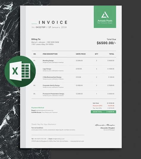 Design Auto Calculative Invoice In Ms Excel Or In Pdf By Iamnath Fiverr