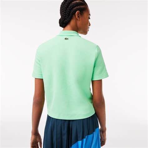여성 라코스테 홀리데이 레귤러핏 오가닉 코튼 폴로셔츠 라코스테 신상품 New 2023 Lacoste