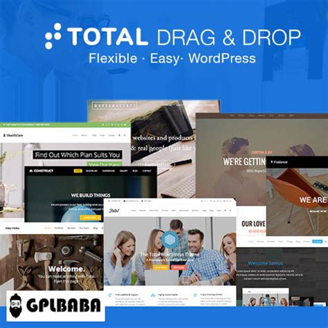 Total Wordpress Theme Responsive Multi Purpose Gplbaba