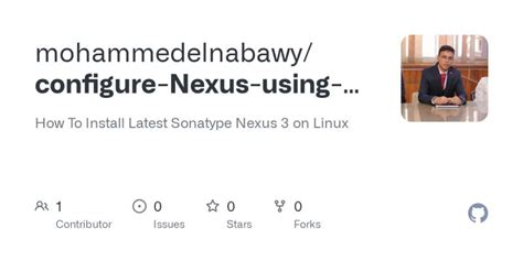 Mohammed Ghazy On Linkedin Github Mohammedelnabawyconfigure Nexus