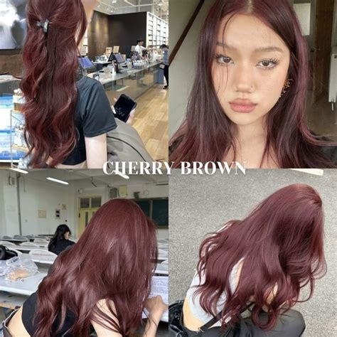 Pin By 𐙚 Eri On Pins Criados Por Você Wine Hair Brown Hair Inspo