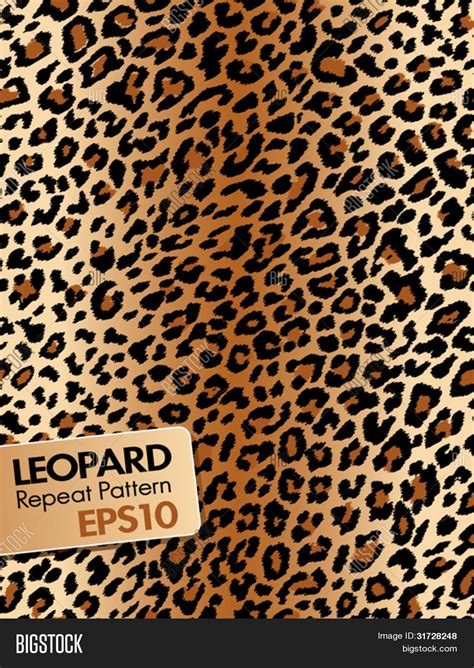 Leopard Skin Repeat Vector And Photo Free Trial Bigstock