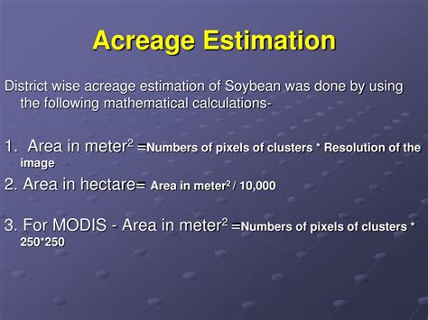 ppt estimation of acreage and crop production through remote sensing